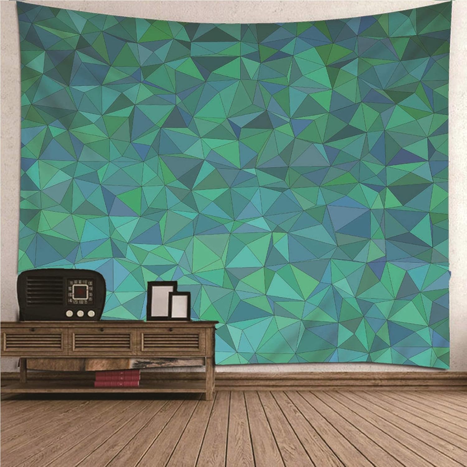 BATOHOME Tapicería Pared, Papel Tapiz Vintage Patrón De Triángulo Rombo ...