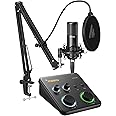 Amazon.com: MAONO USB Audio Interface for PC & XLR Dynamic Microphone ...