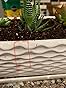Amazon.com: Flower Pots, Rectangular Modern White Ceramic Succulent ...
