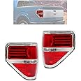 Amazon.com: HECASA 2Pcs Tail Light Compatible with 2009-2014 Ford F-150 ...