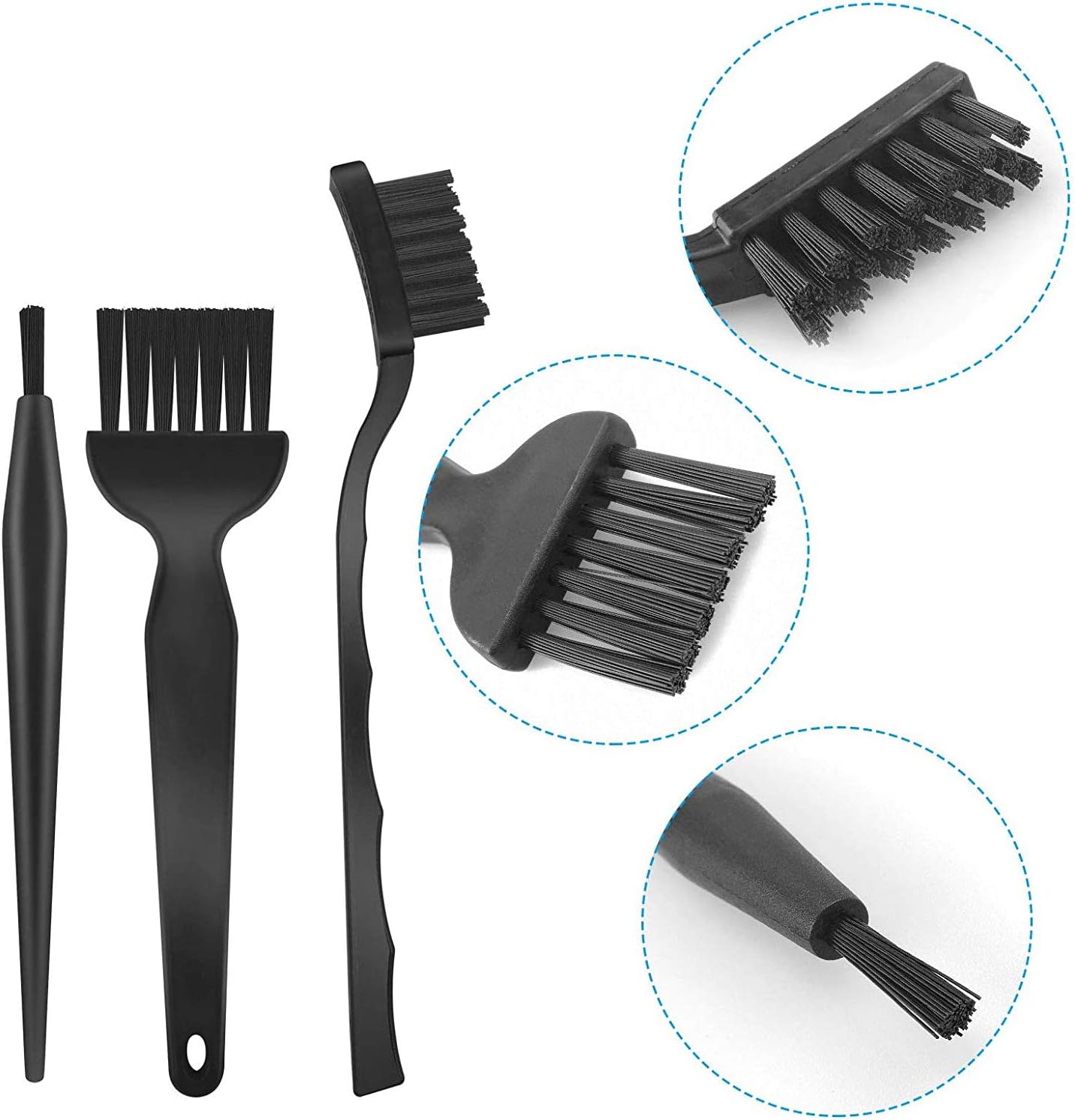 Anti Static Brushes,10 Pieces Electronic Cleaning Brush Plastic Handle ...