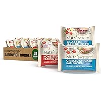 Amazon.com: Nutrisystem Frozen Hamburger Bundle, Beef Burgers on Whole ...