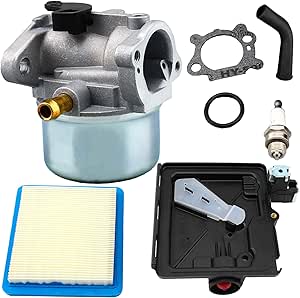 Amazon.com: 799868 Carburetor + 795259 Air Filter Cleane Primer Bas ...