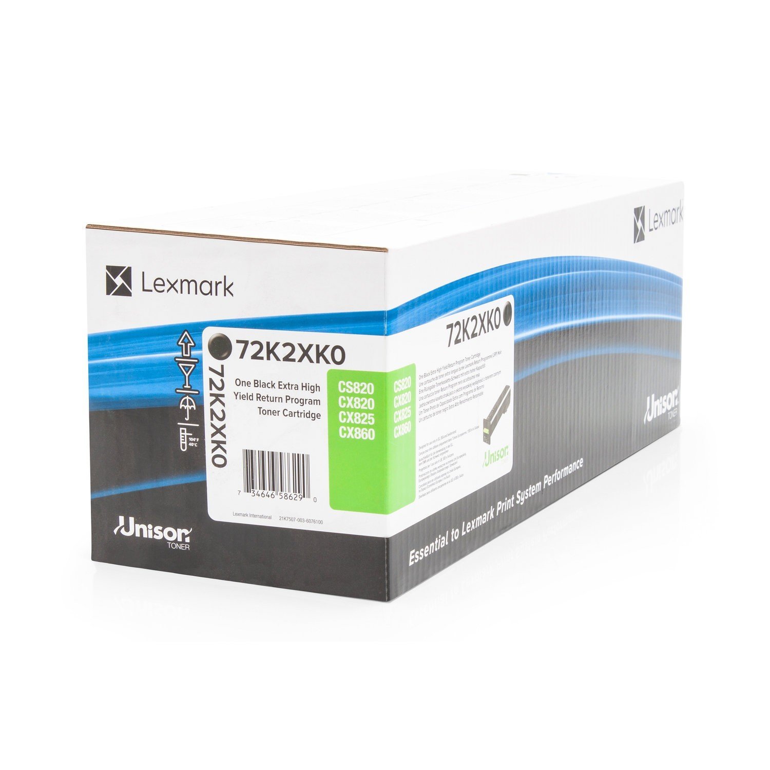 Lexmark 72K2XK0 33000pages Black laser toner & cartridge - laser toner ...