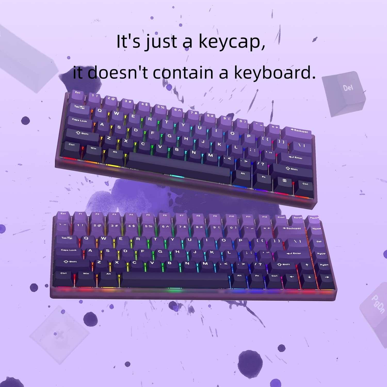 Mua Womier PBT keycaps,Double Shot keycaps 75 Percent,Cherry Profile ...