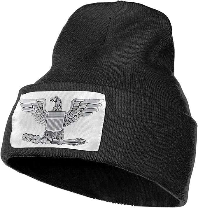 Amazon.com: Jkilopd Army Colonel Rank Beanie Knitted Hat Skull Cap ...