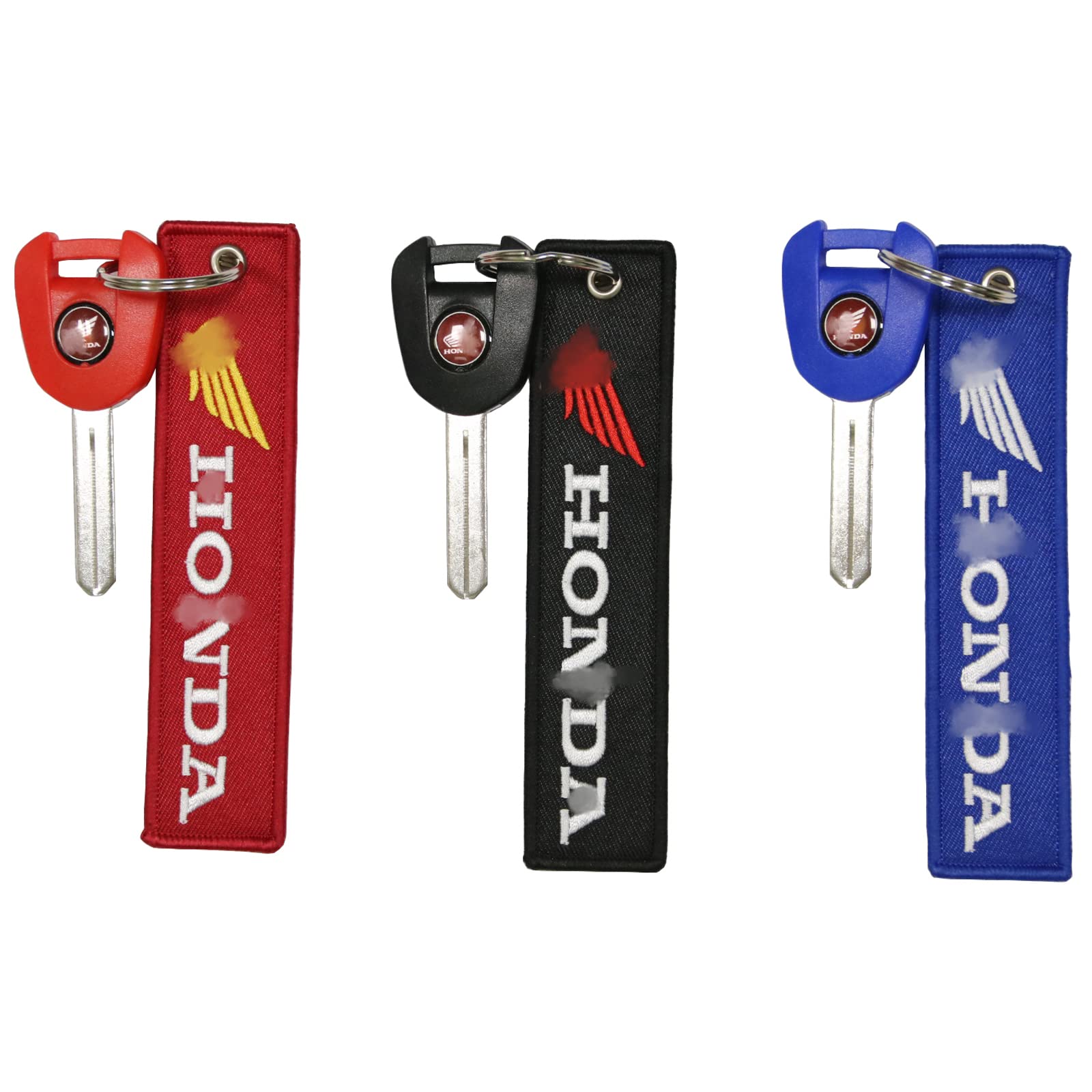 Mua iTobest 3 x Motorcycle Blank Uncut Key Motorcycles Key Keychains ...