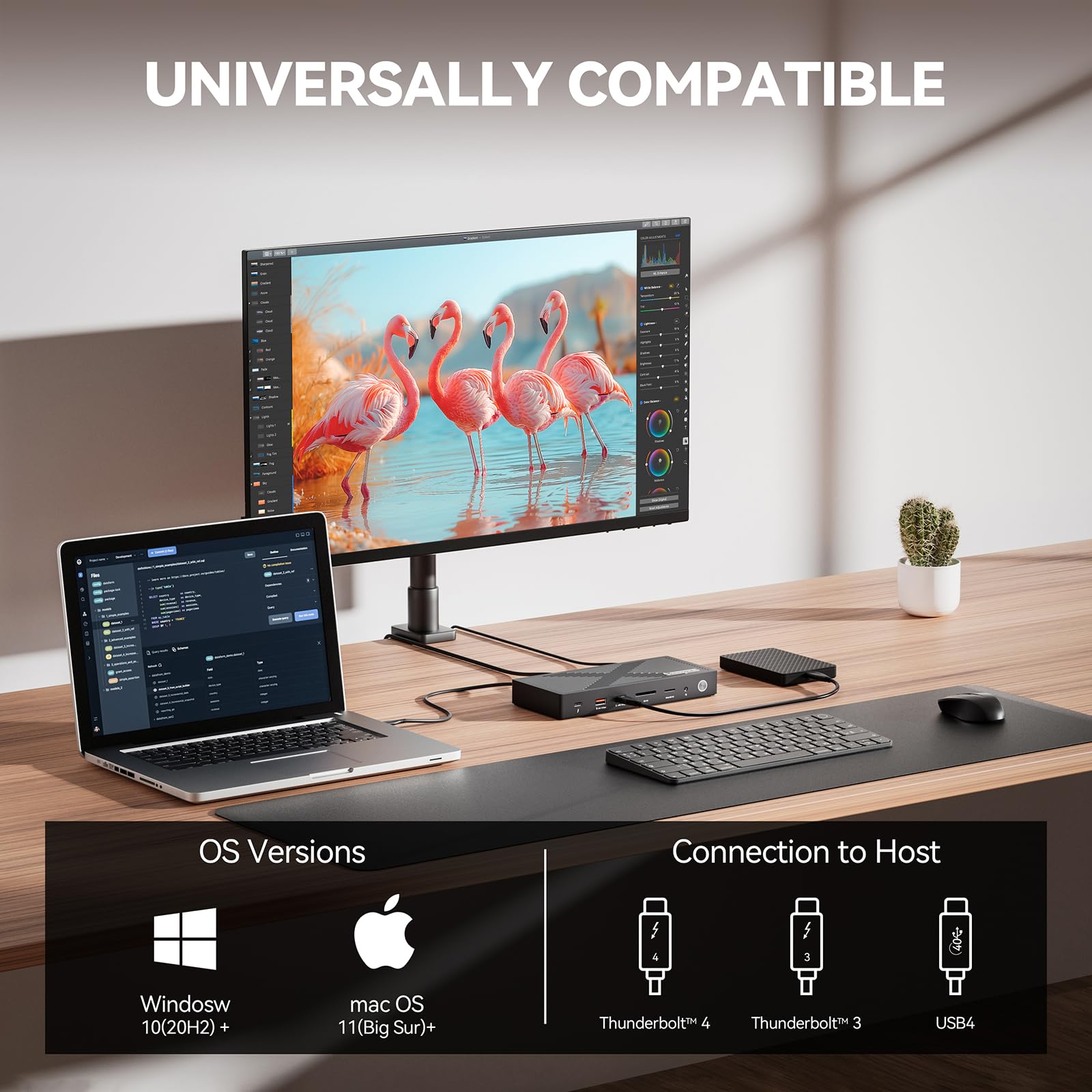 Mua Minisopuru Thunderbolt 4 Dock - Thunderbolt 4 Hub Dual Monitor with ...
