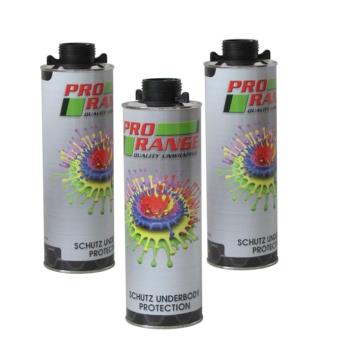 Pro Range Schutz Paint 3 x 1 Litre Bottle Underseal/Underbody/Schutz ...