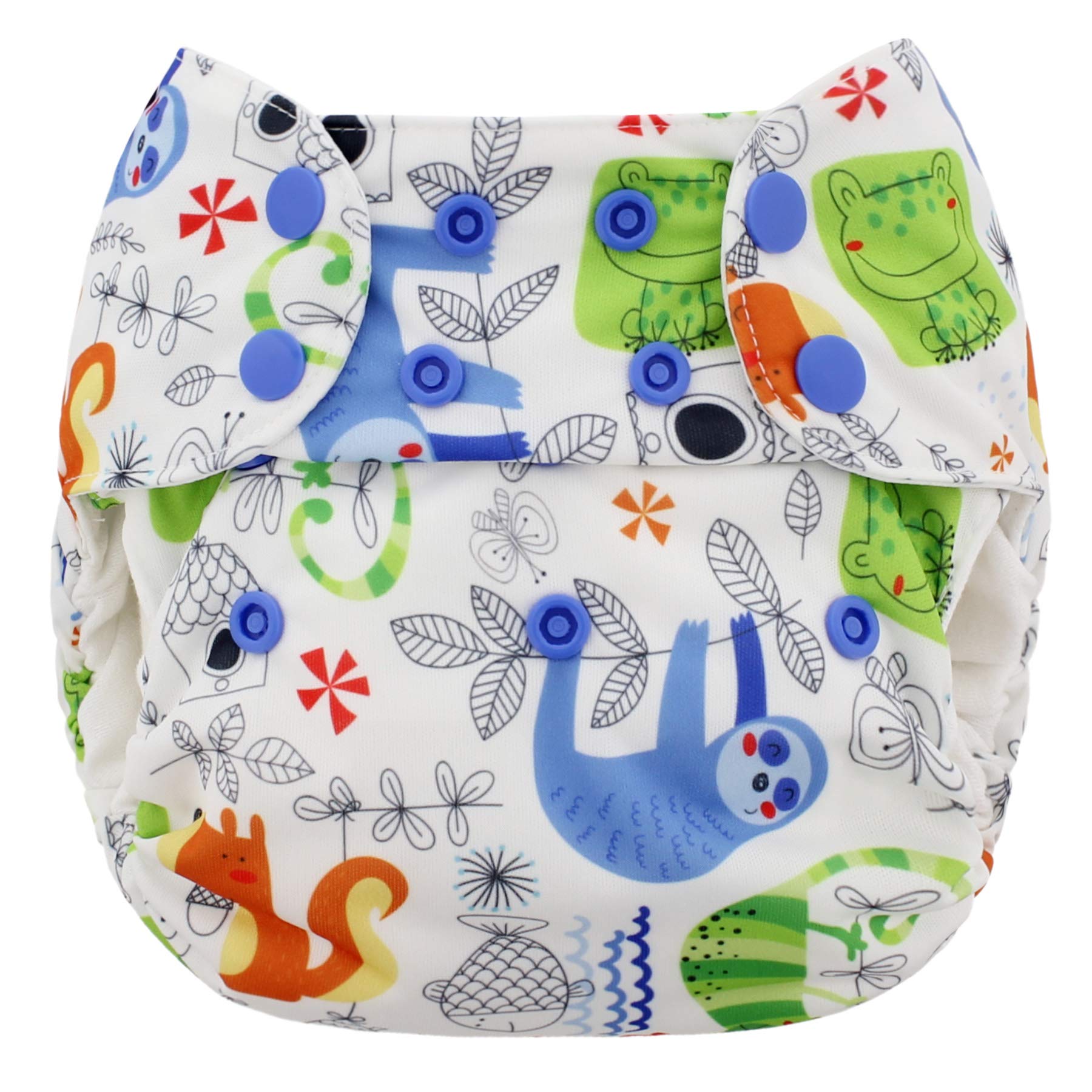 Amazon.com : Blueberry One Size Simplex All in One Cloth Diapers, Made ...