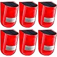 Amazon.com: Qualirey 6 Pack Solar Sound and Light Alarm Motion Sensor 129dB Outdoor Dog Baking ...