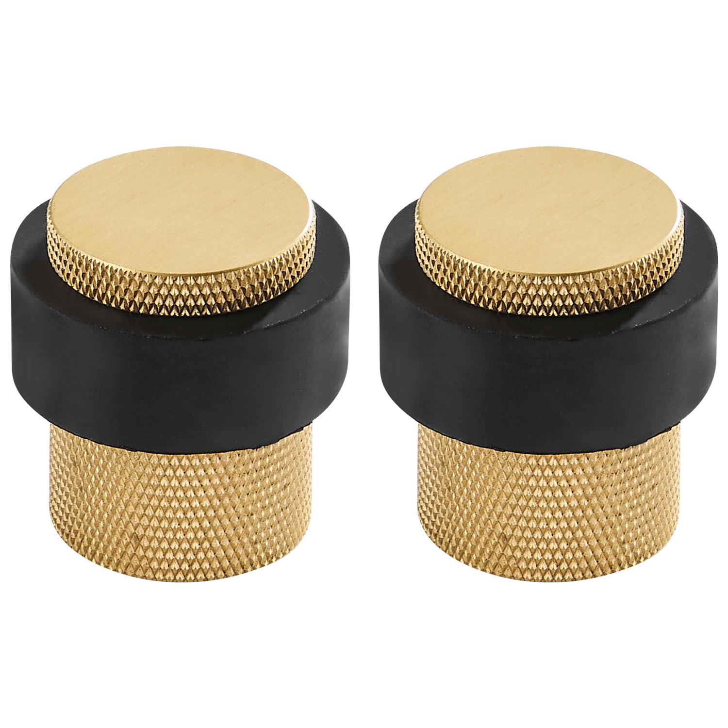 SAILANKA Solid Brass Door Stopper Heavy Duty Cylindrical Floor Mount ...
