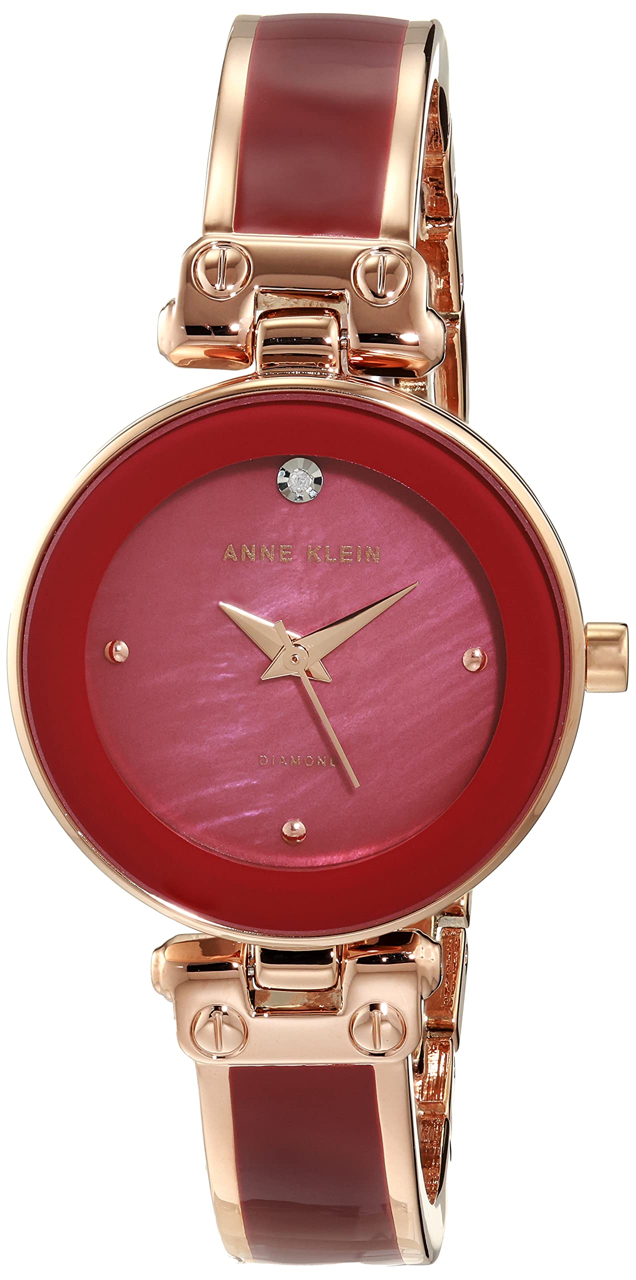 Anne Klein Women's Genuine Diamond Dial Bangle Watch for sale | North ...