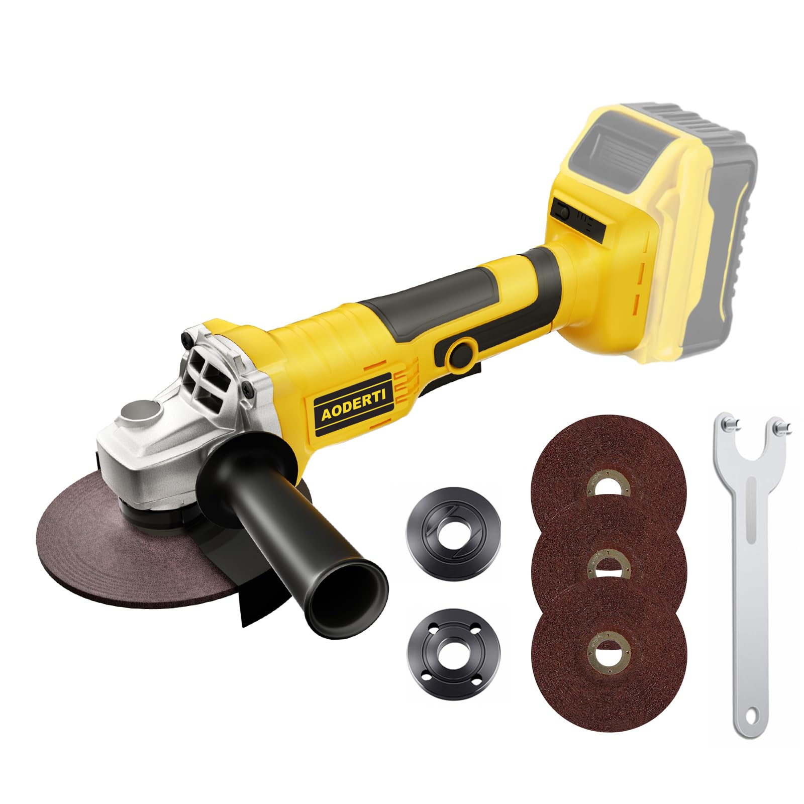 Cordless Angle Grinder for DEWALT 20V Max Battery, 10000RPM Brushless ...