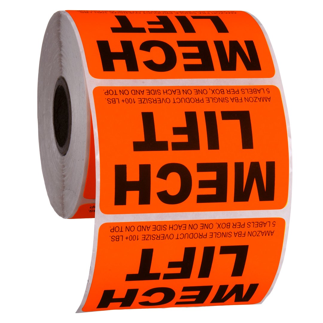 Buy Mech Lift Sticker Labels For Shipping And Packing 3 X 2 