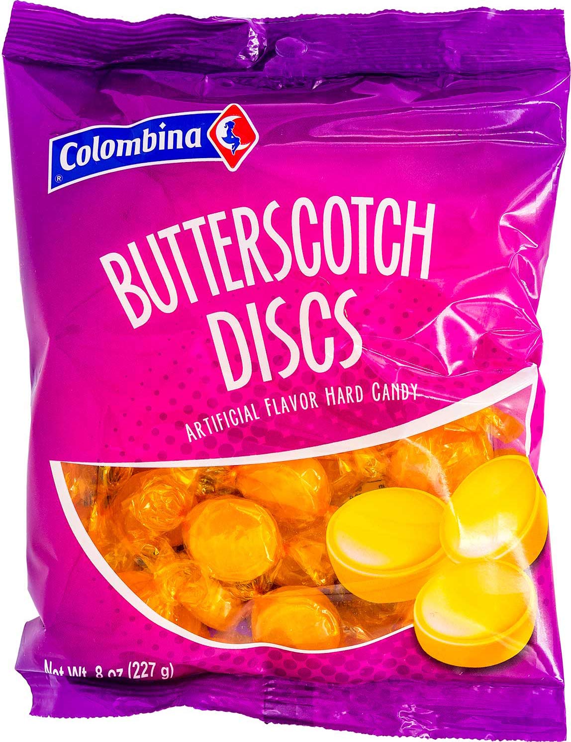 Colombina Butterscotch Buttons Candy 8 oz bags (Pack of 12), 12 Bags ...