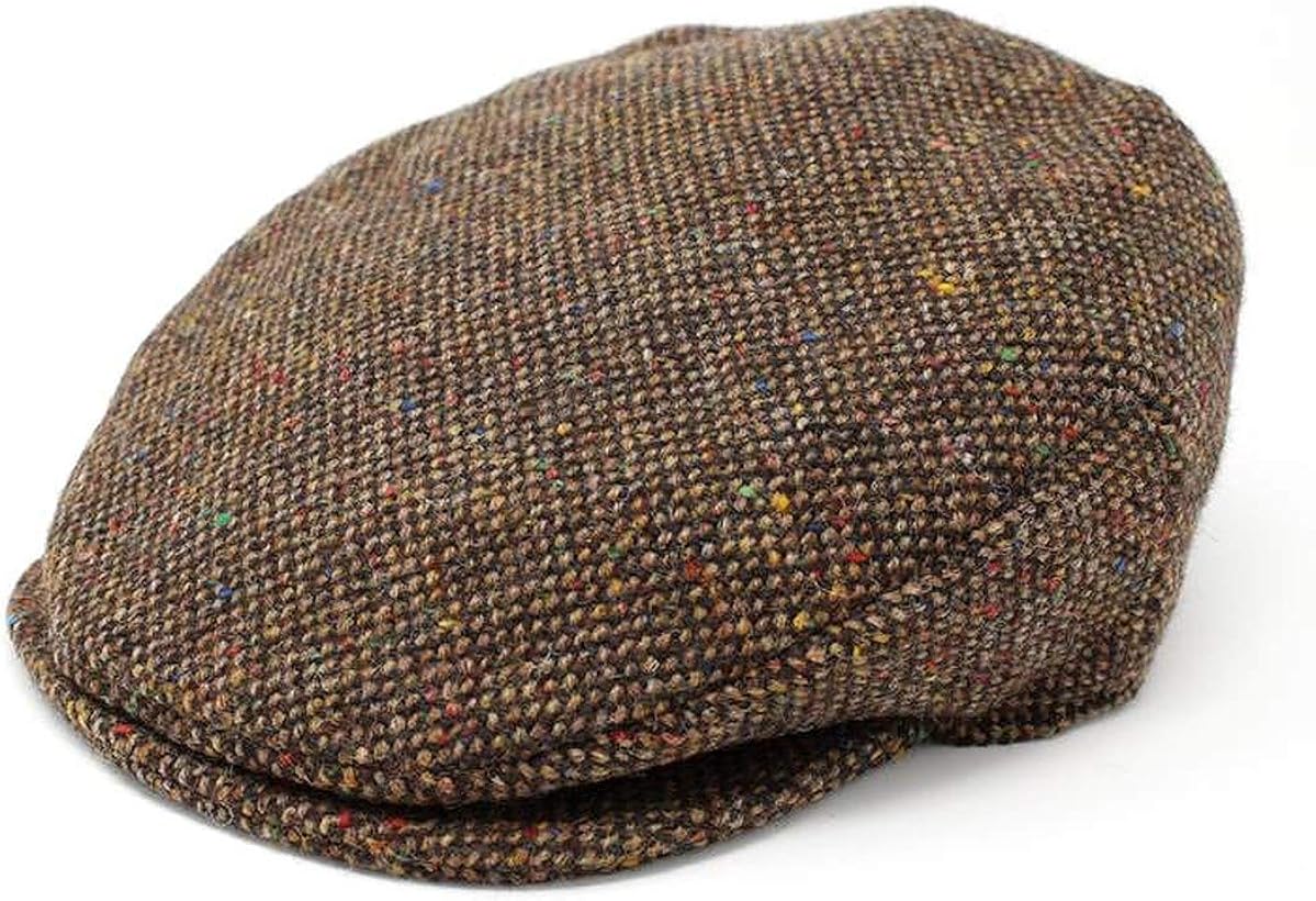 Hanna Hats Vintage Wolle Tweed Irische Flache Kappe: Amazon.de: Bekleidung