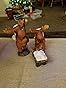 Amazon.com: 3 Piece Moose Holy Family Resin Nativity Set : Home & Kitchen