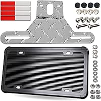 Amazon.com: Aootf Trailer License Plate Bracket Holder- Truck/RVs/Boats Aluminum Car Tag Frame ...