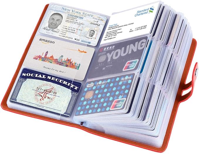 Amazon.com : Credit Card Holder for Multiple Cards and Credit Card ...