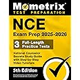 Amazon.com: NCE Exam Prep - Full-Length Practice Tests, National ...