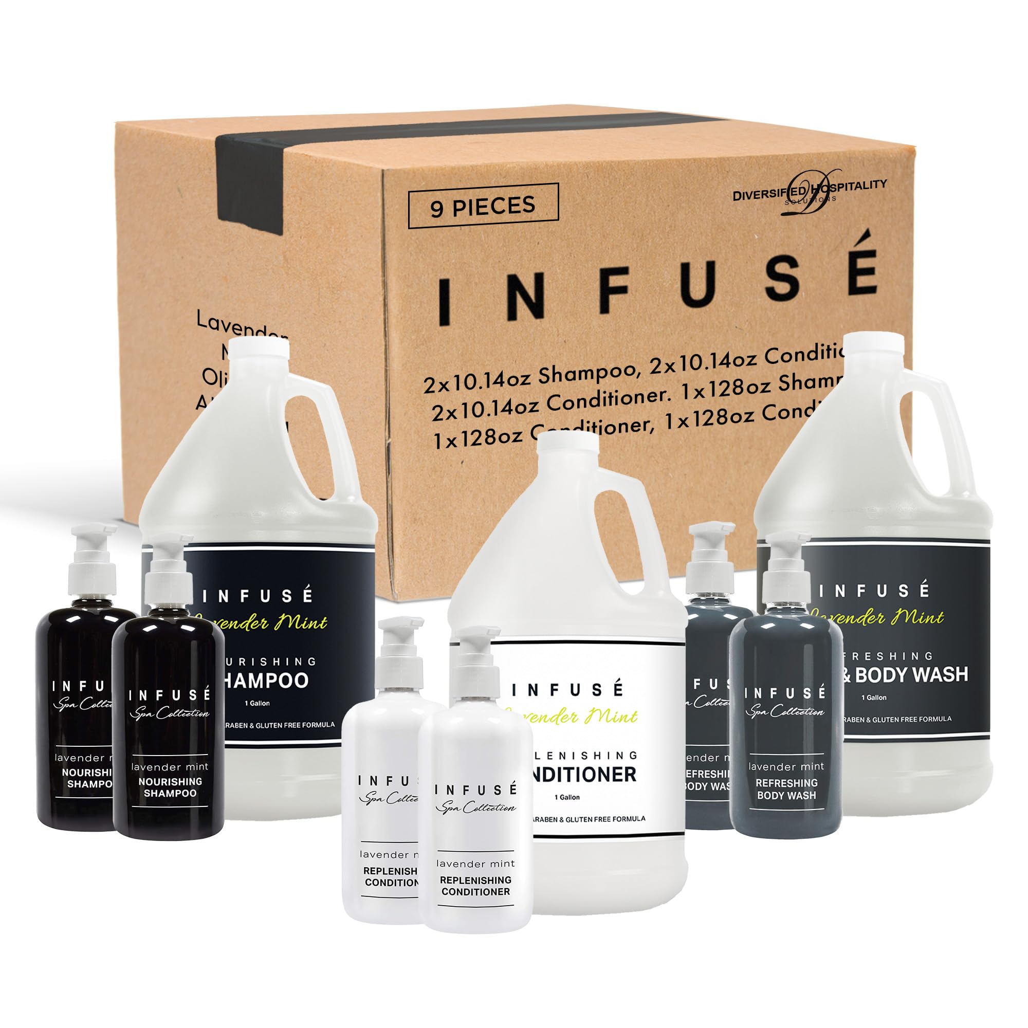 Mua Infuse Lavender Mint Gallon & Dispenser Set | 1-Shoppe All-In-Kit ...