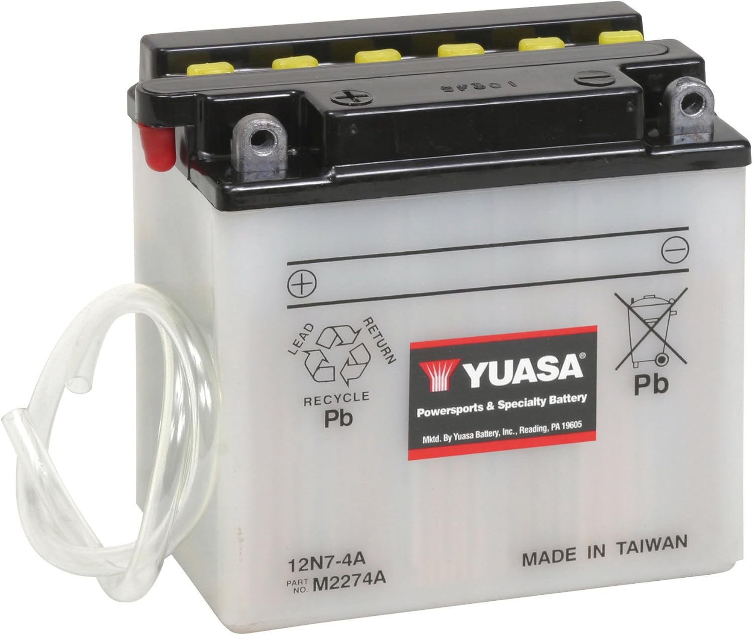 Yuasa YUAM2274A 12N7-4A Battery, Batteries - Amazon Canada