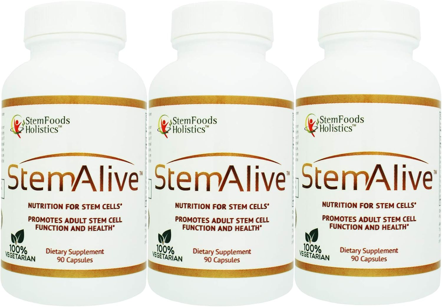 Amazon.com: 3 x Bottle 90 Caps Stem Alive Pack Natural Supplement for ...