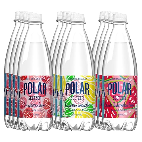 Polar Beverages Seltzer Sparkling Water Variety Pack Flavored Seltzer ...