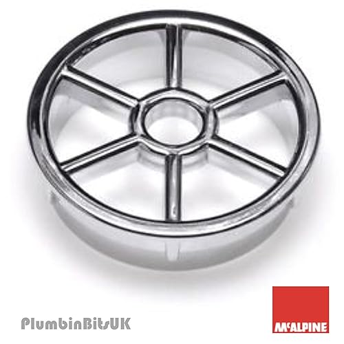 McAlpine STW4 Shower Waste Trap Clean Out Dip Tube Only White 100mm ...