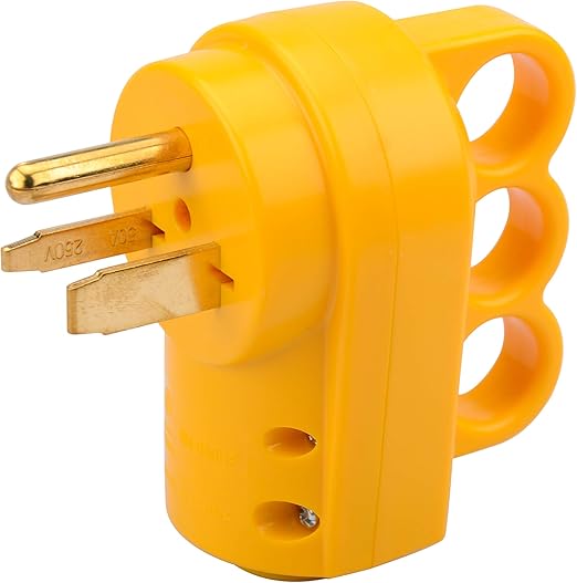 Replacement Plug Male with Ergonomic Handle NEMA 6-50P Receptacle Rated ...