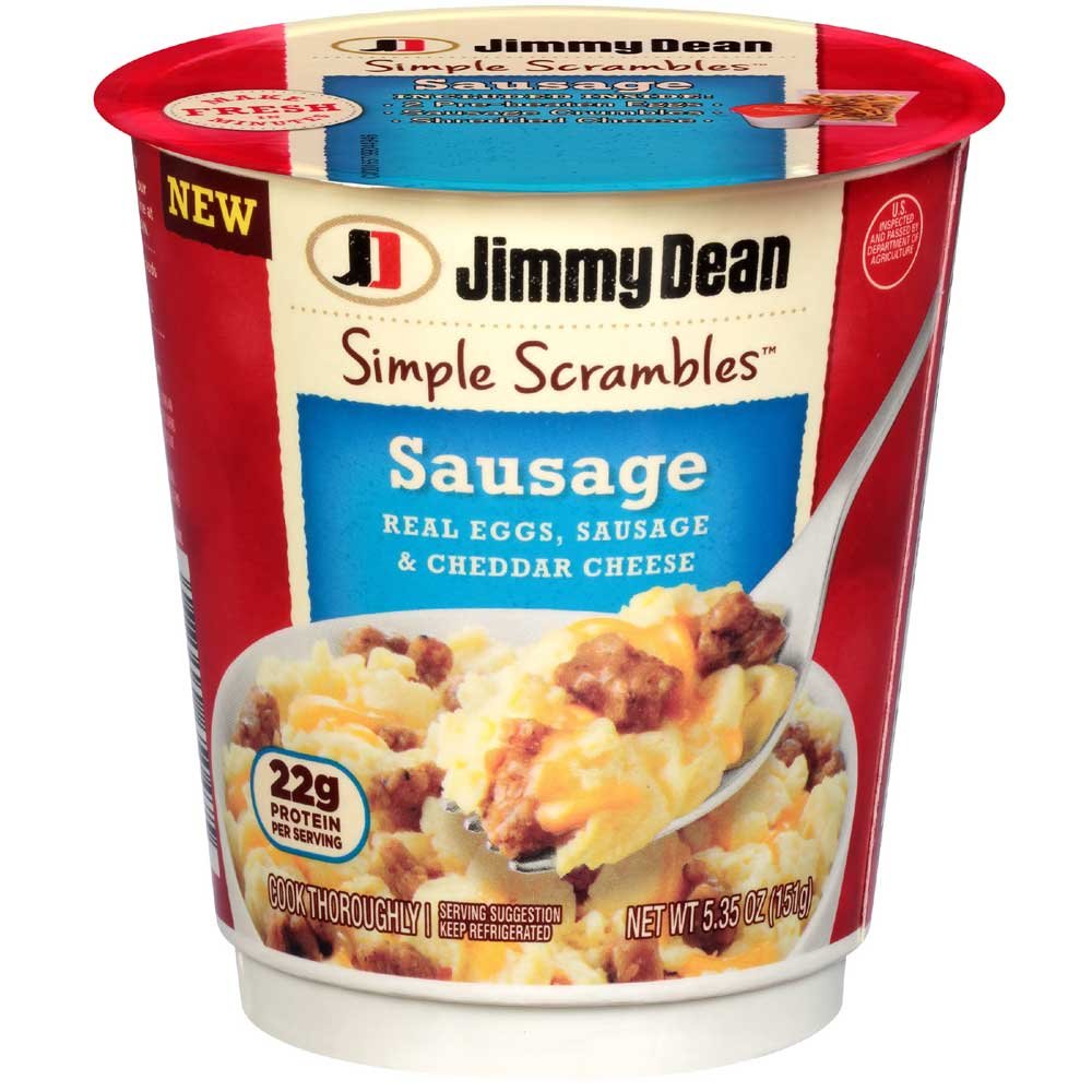 Amazon.com : Jimmy Dean Simple Scrambles Bacon, 5.35 Ounce - 6 per case ...