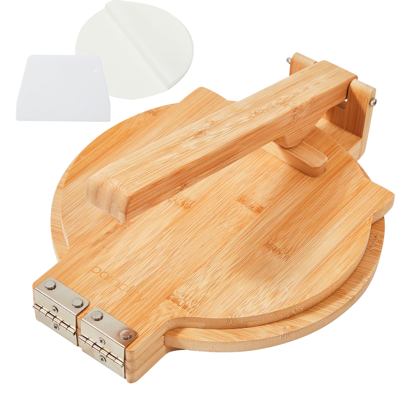 Pamctry Bamboo Tortilla Press Maker - 10 Inch Diameter, Perfect for ...