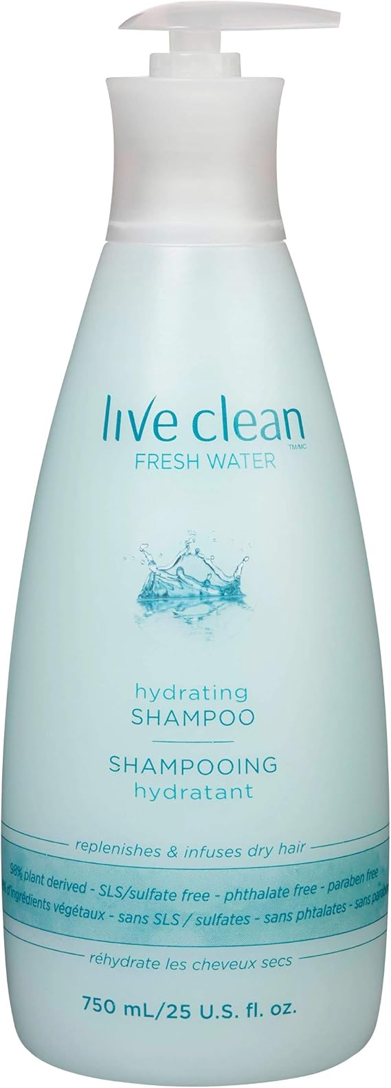Live Clean Fresh Water Hydrating Shampoo, 750 mL: Amazon.ca: Beauty
