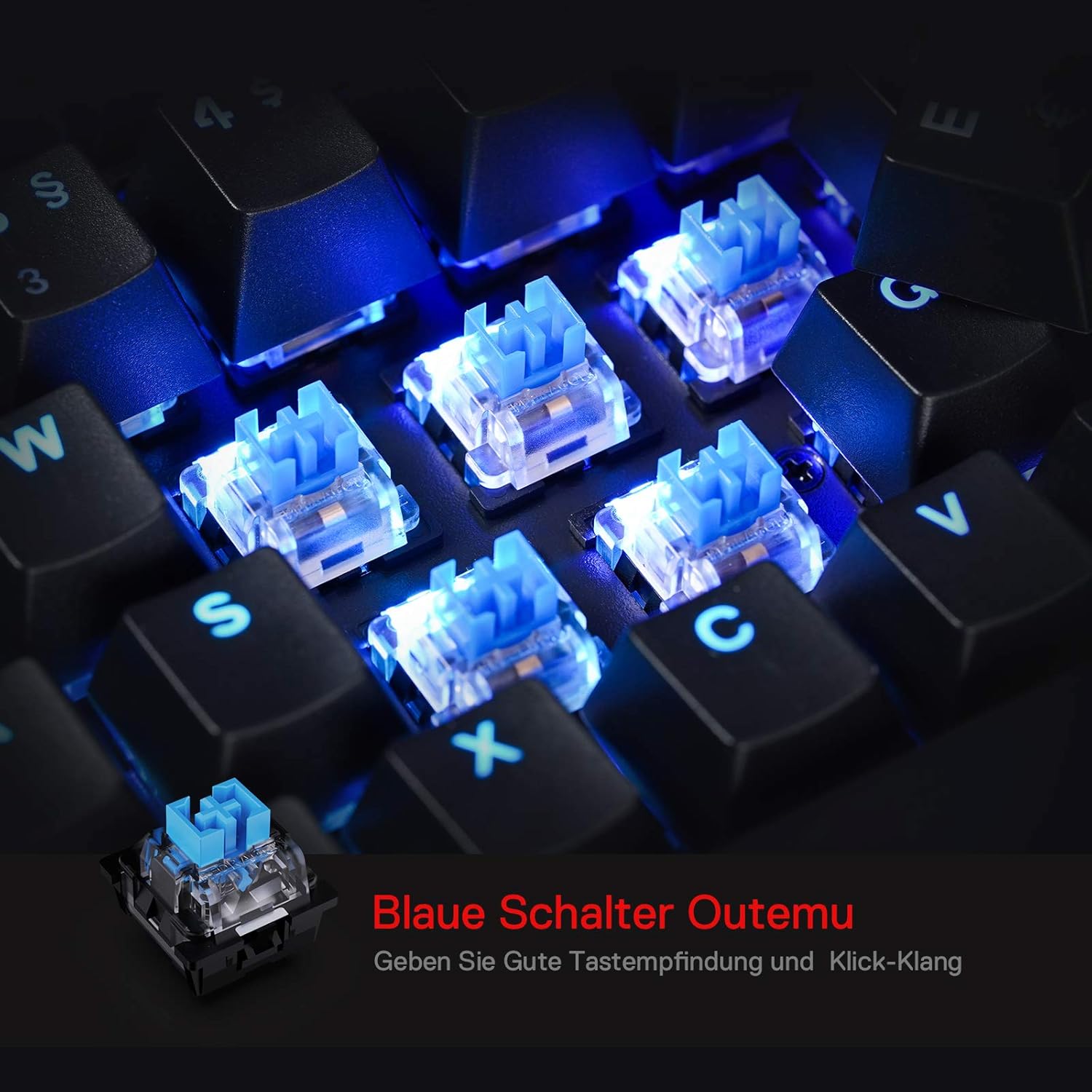 Redragon K582-DE Surara Mechanical Gaming Keyboard, 105 Keyboards ...