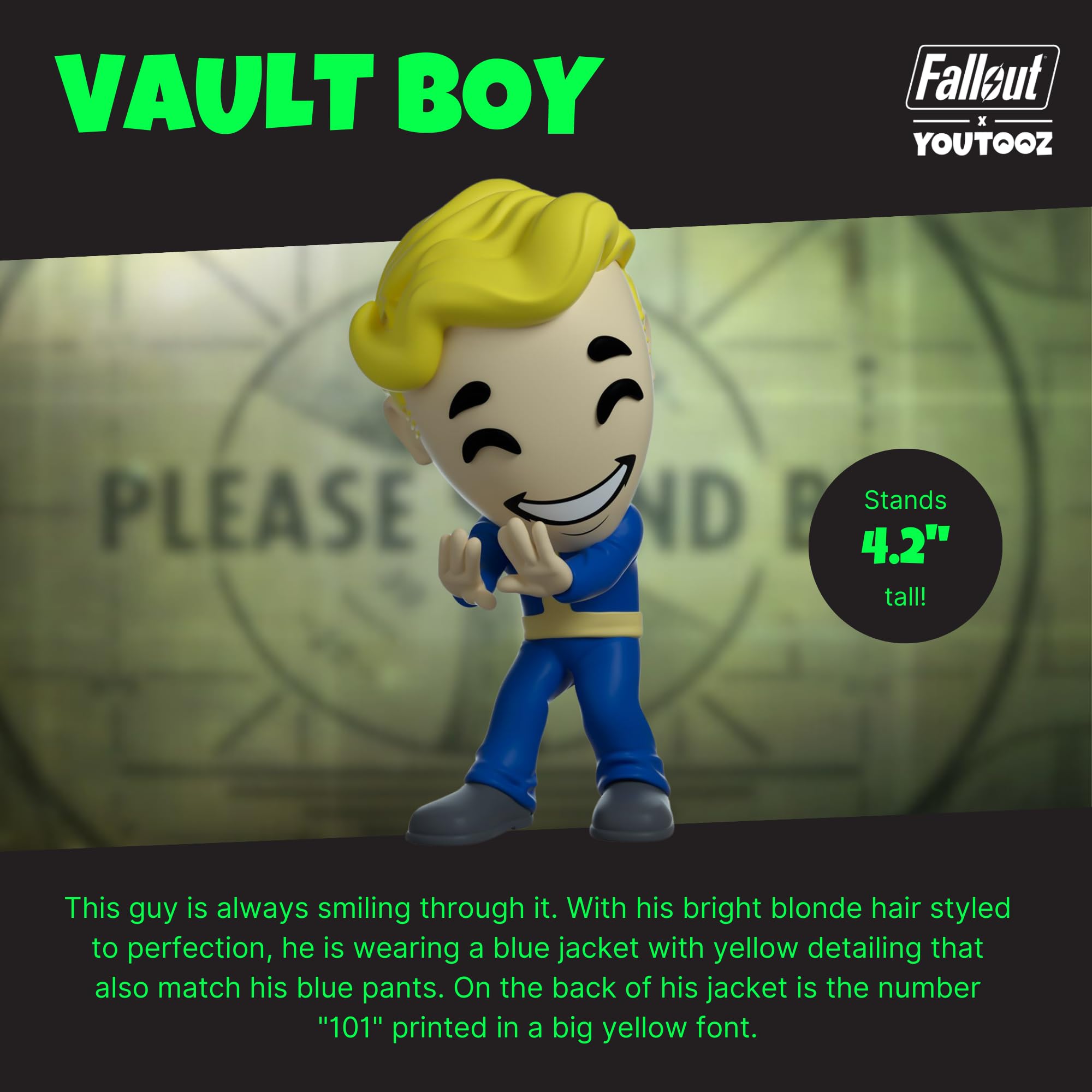 Mua Youtooz Vault Boy Fallout Figure, 4.2" Inch Youtooz Fallout Vault ...