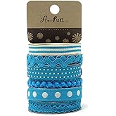 Amazon.com: Assorted Ribbon for Crafts Hair Ribbons for Girls Fabric ...