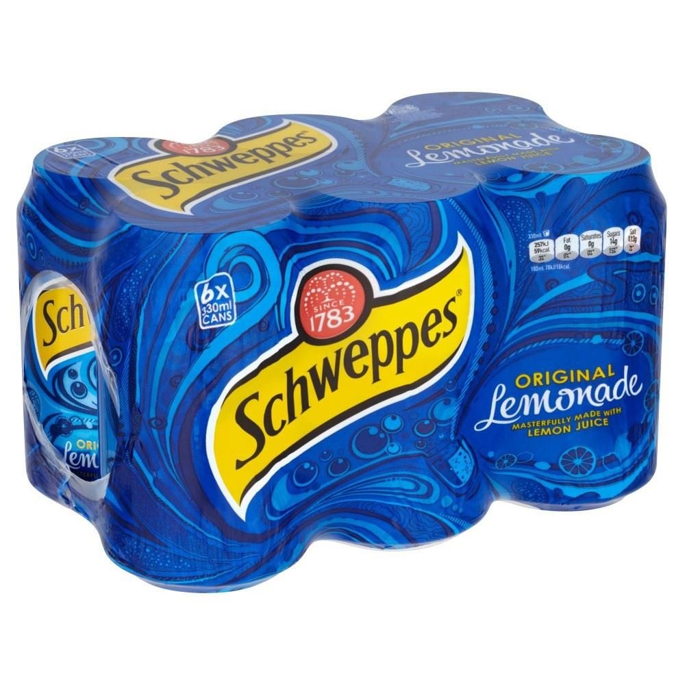 Amazon.com : Schweppes Original Lemonade (12x150ml) : Grocery & Gourmet ...