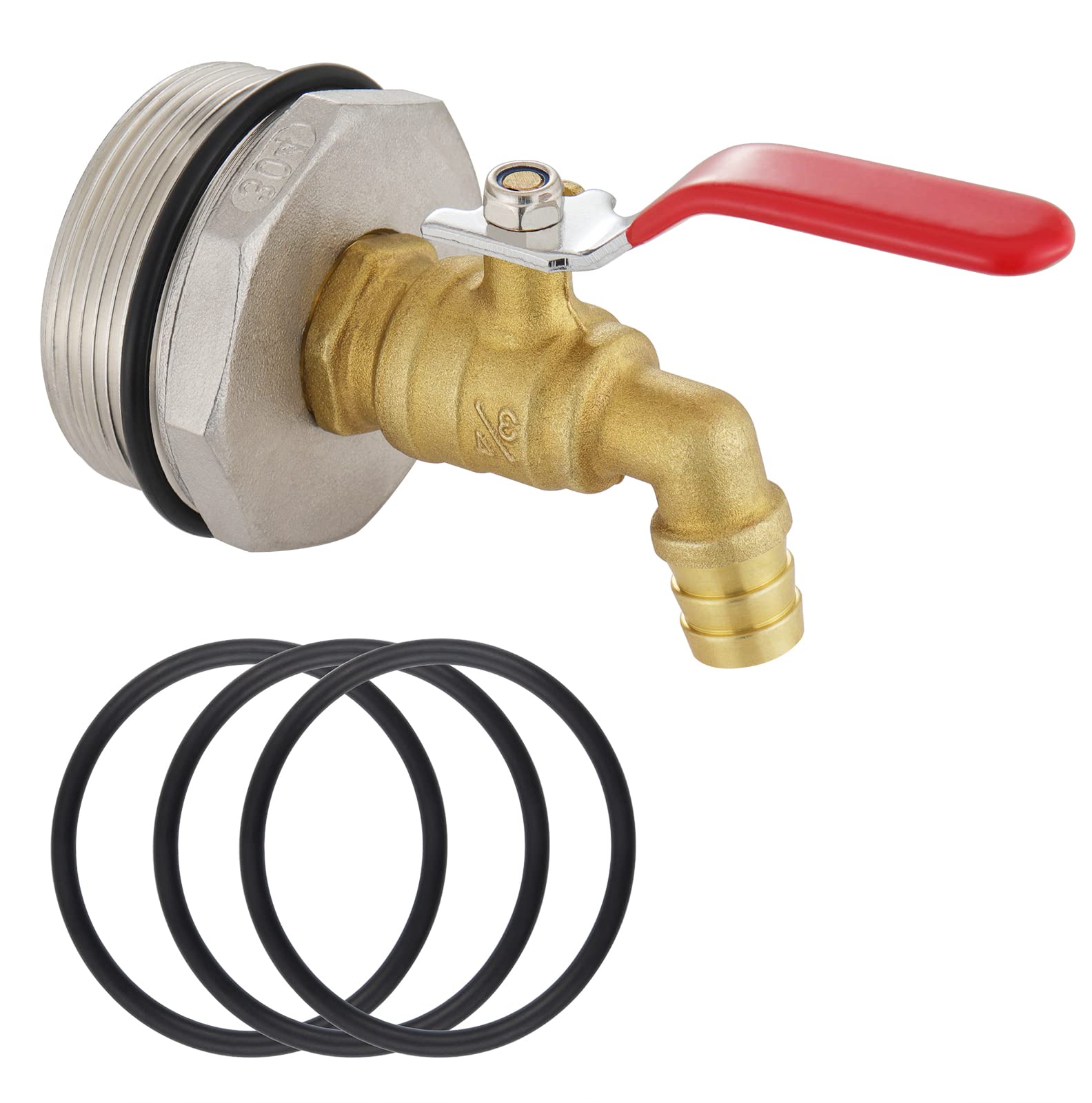 Drum Tap 2" With Gasket - Stainless Steel & Copper Valve For 55-Gallon ...