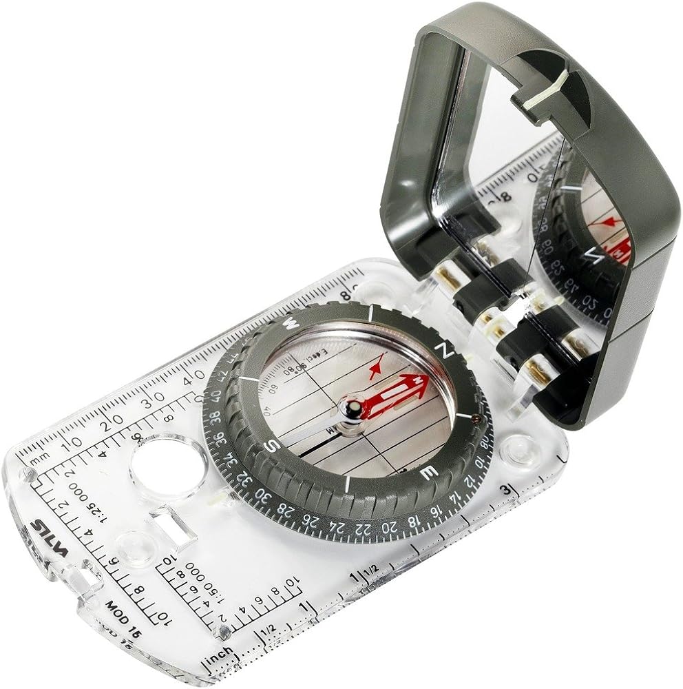 SILVA 15TDCL 6400/360 MILITARY COMPASS (GREEN) : Amazon.co.uk: Sports & Outdoors