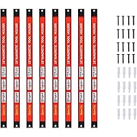 Amazon.com: Magnetic Tool Holder 18 Inch 8 Pack Heavy Duty Magnet Tool Bar Strip Rack Wall Mount ...