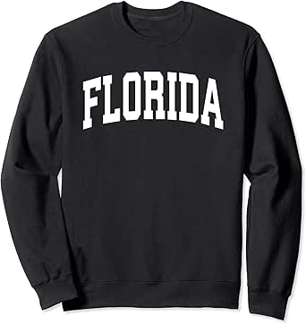 Amazon.com: Florida Crewneck Sweatshirt Sports College Style State ...