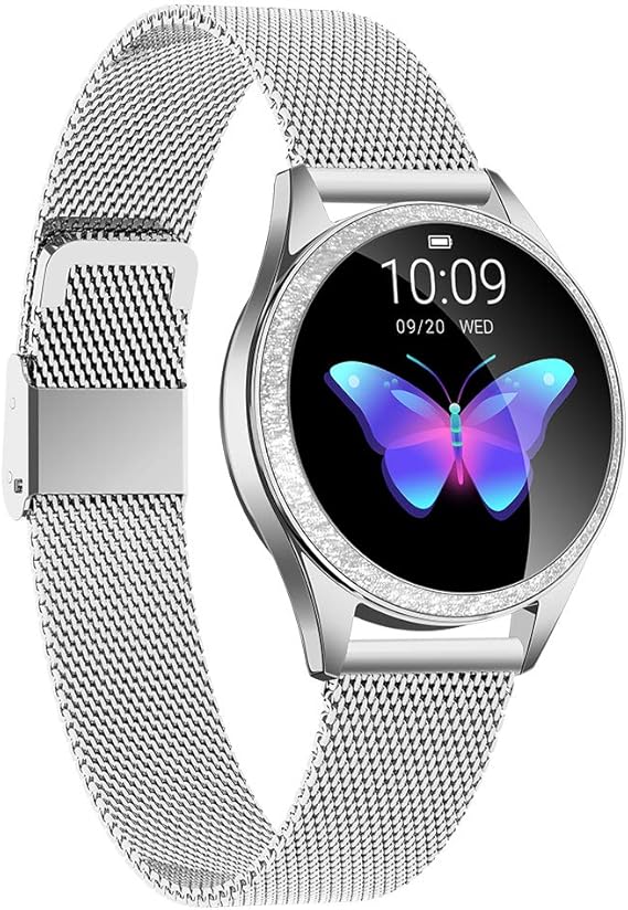 LUNIQUESHOP Round V2 Brillante Montre connectée Femme étanche IP68 ...