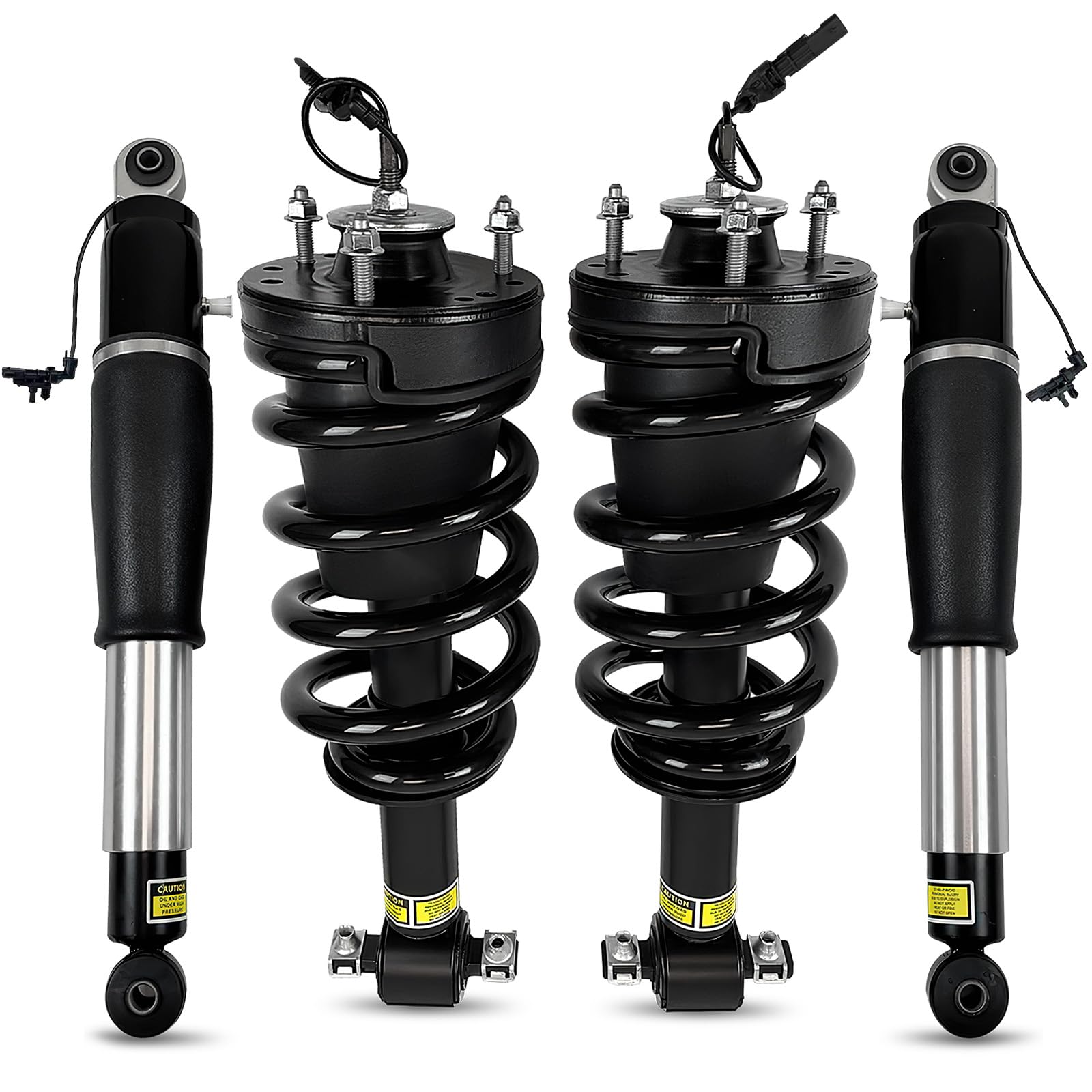 TOPAZ 4PCS Front And Rear Air Shocks Absorber Struts Assembly ...
