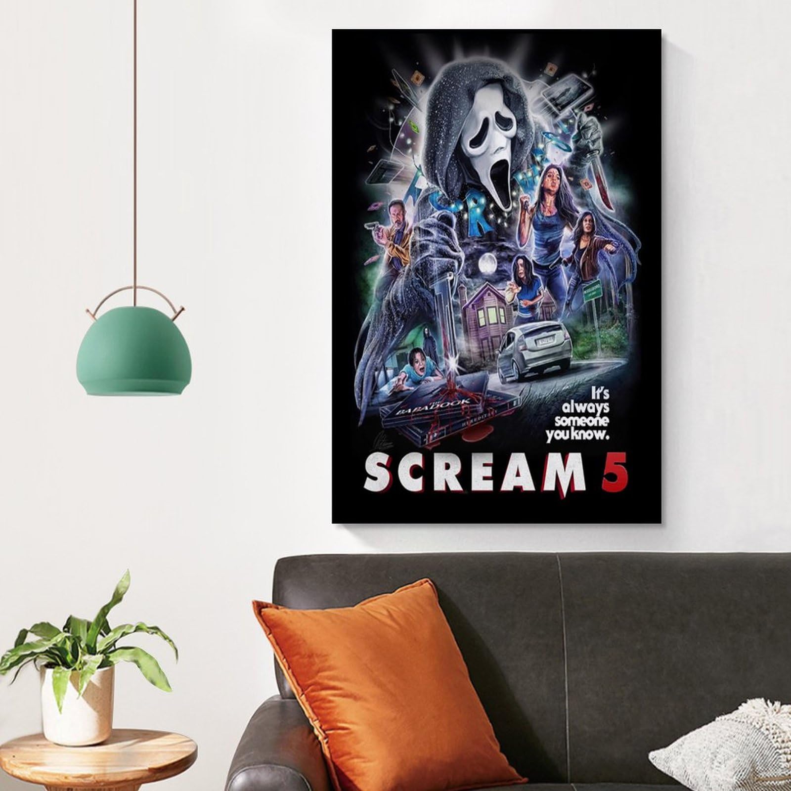 Scream Poster Horror Movie Poster Movie Posters For Wall Decor, Scary ...
