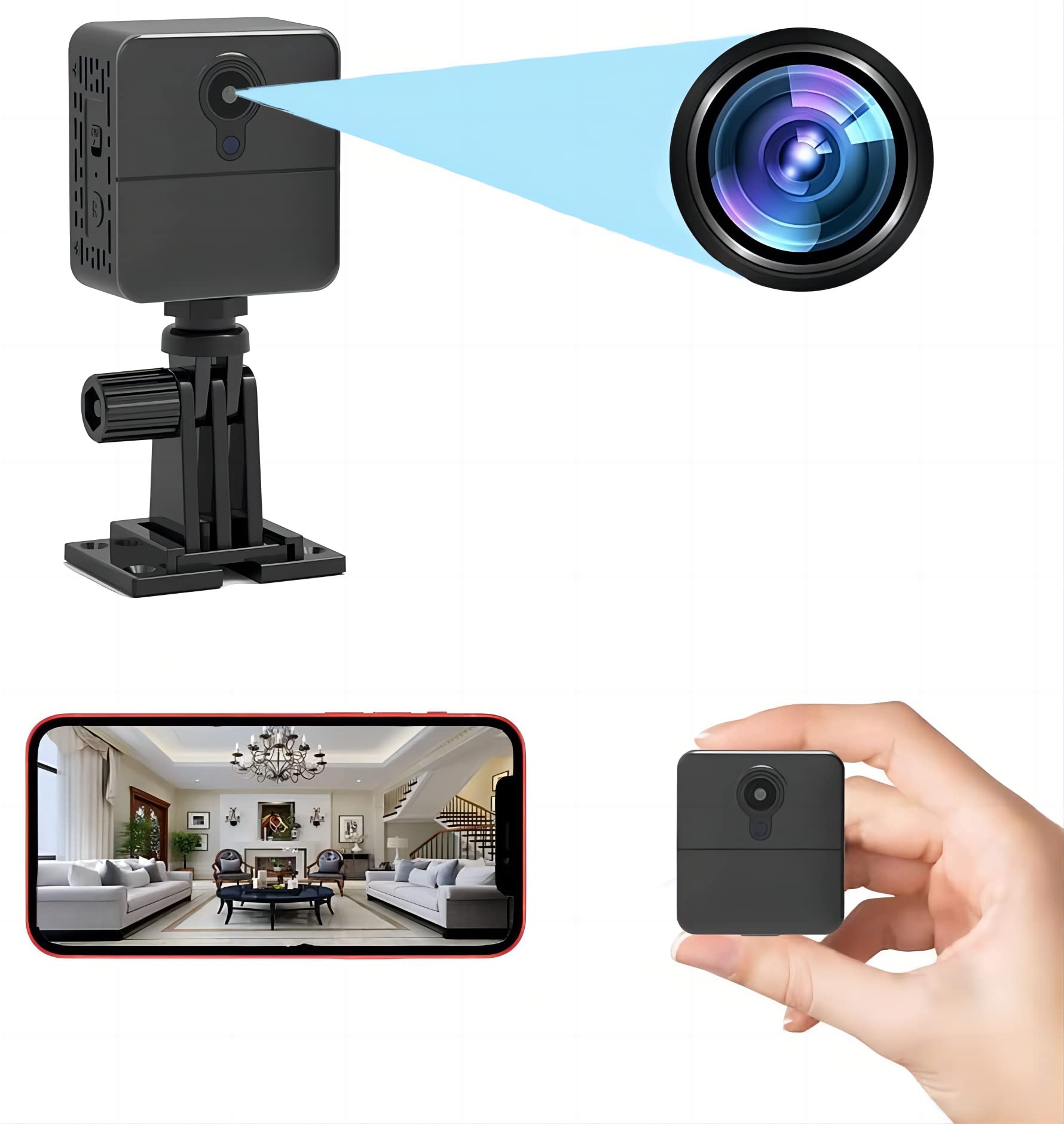 Mua PNZEO Mini camera wireless WiFi camera Portable Remote View IP ...