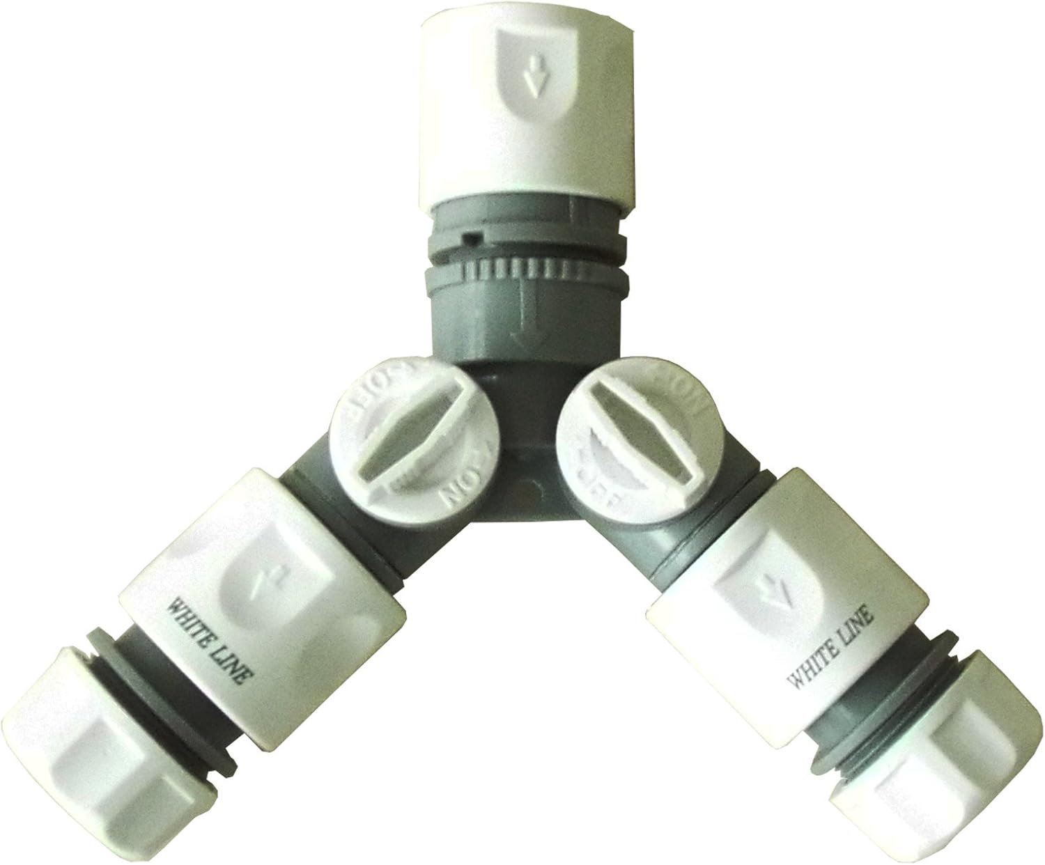 Two Way tap Splitter for Garden Hose/Irrigation System with Matching ...