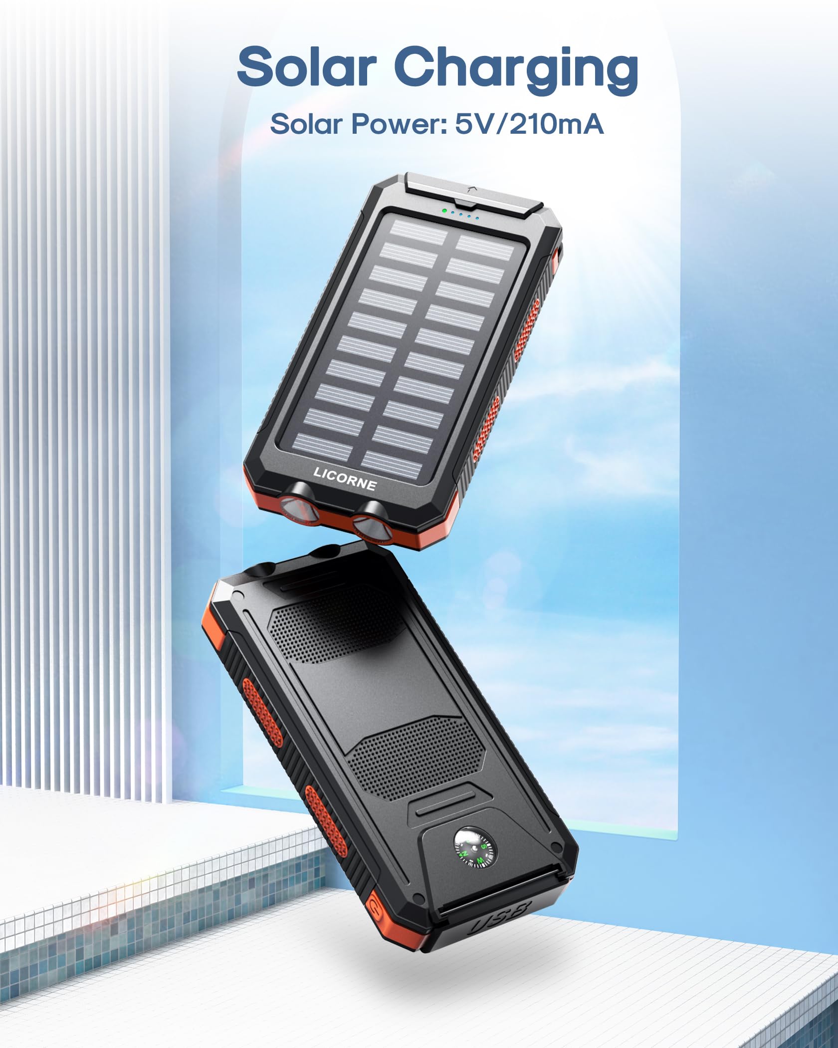 Mua Solar Charger Power Bank Fast Charging - 30000mAh Portable Solar ...