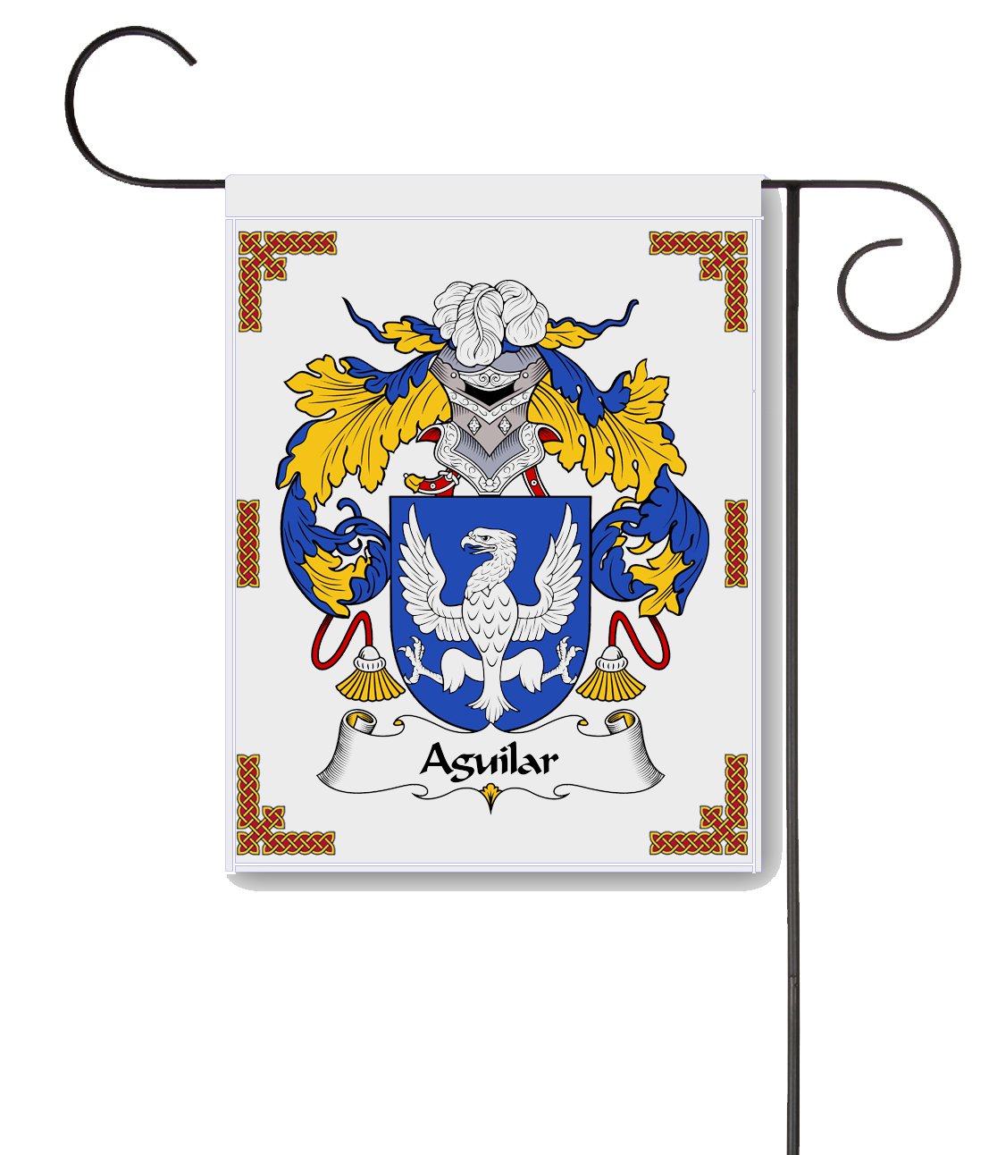 Amazon.com : Carpe Diem Designs Aguilar Coat of Arms/Aguilar Family ...