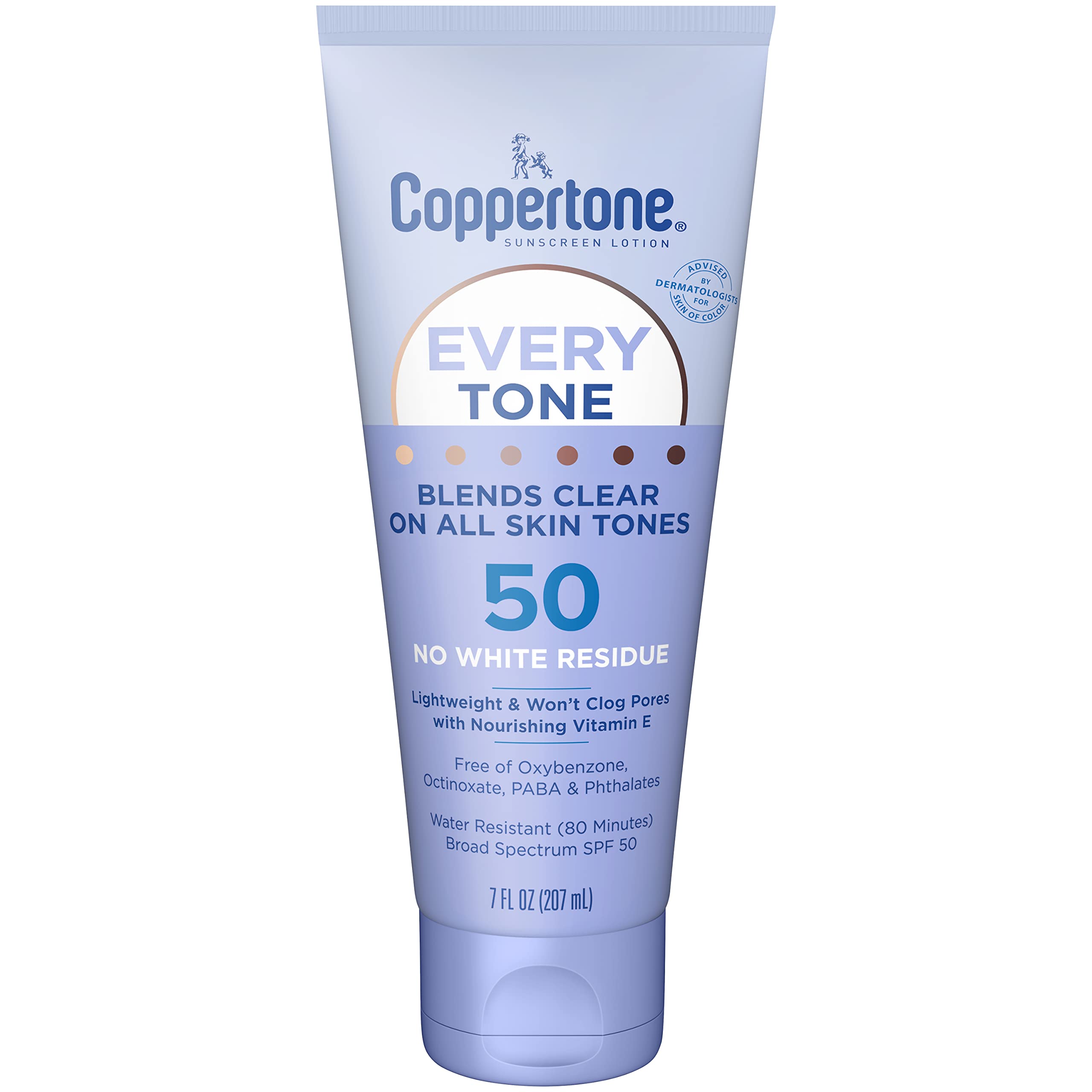 Mua Coppertone Every Tone Sunscreen Lotion SPF 50, Lightweight, Rubs on ...
